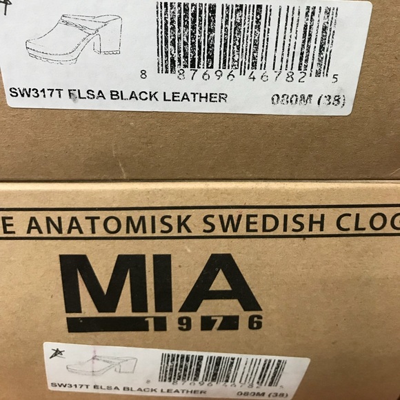 MIA | Shoes | Original Swedish Elsa Clogs By Mia In Black | Poshmark